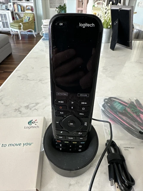 LOGITECH HARMONY ELITE Universal Remote Control W/dock Hub Not Included ...