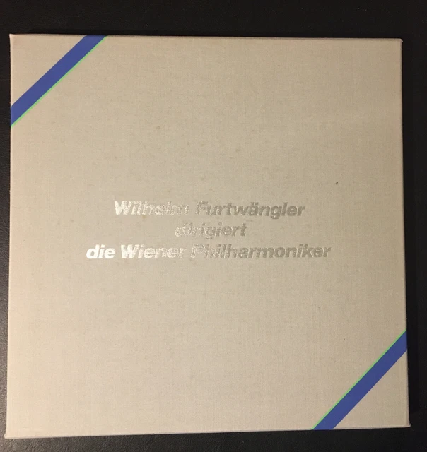 WILHELM FURTWANGLER DIRIGIERT die Wiener Phil. Vinyl 12" 4LP Box Set EX ...