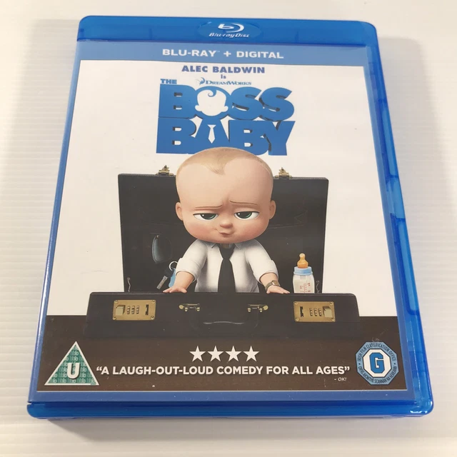 THE BOSS BABY Blu-ray Animated DreamWorks Movie Region B Alec Baldwin ...