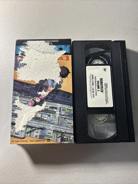 VTG ANIME ROBOTECH VHS Tape Volume 3 Family Home Entertainment Tested ...