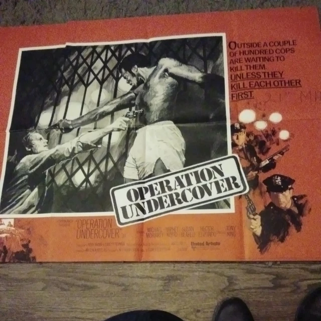 ORIGINAL FILM POSTER OPERATION UNDERCOVER 30X40 £80.00 - PicClick UK