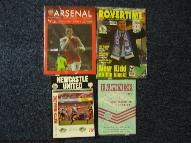 4 NEWCASTLE UNITED Programmes H&A 1979-2016 listed £1.50 - PicClick UK