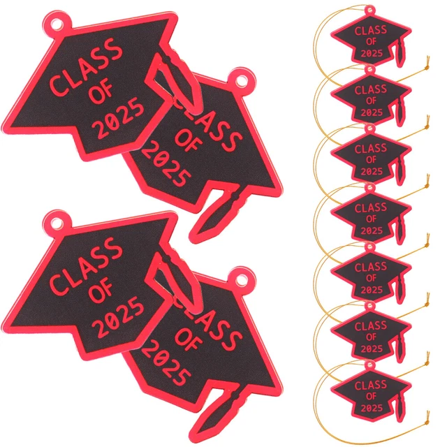 12PCS GRADUATION 2025 Keepsake Class Of 2025 Keychain Graduation Key ...