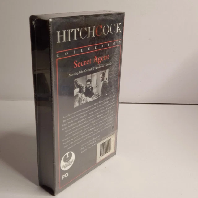 ALFRED HITCHCOCK COLLECTION Secret Agent FACTORY SEALED VIDEO VHS PAL ...