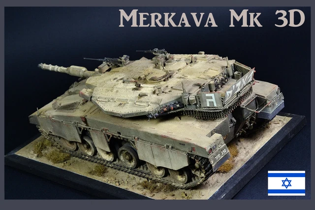 PRO-BUILT 1/35 IDF Merkava Mk.3D Israeli Tank finished model (IN-STOCK ...