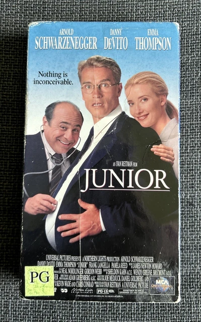 JUNIOR VHS VIDEO Tape/Arnold Schwarzenegger/Danny Devito $7.14 - PicClick