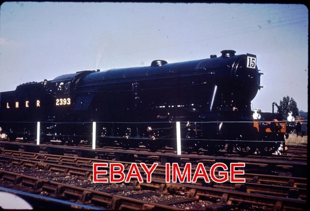ORIGINAL 35MM SLIDE LNER CLASS D34 LOCO NO 9035 GLEN GARY AT EASTFIELD ...