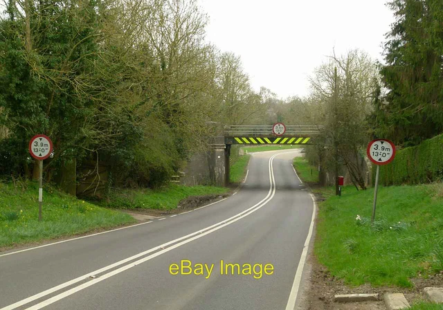 PHOTO 6X4 RAILWAY bridge at Foster's Bridge Ketton View from the north ...