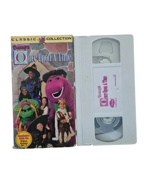 BARNEY ONCE UPON a Time VHS Video Tape Classic Collection £9.41 ...