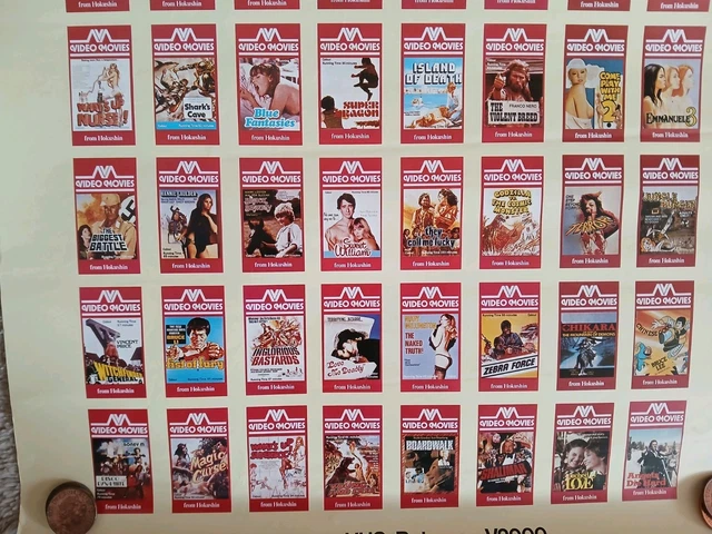 HOKUSHIN PRE CERT VHS Betamax Video Shop Poster Original Rare £63.10 ...