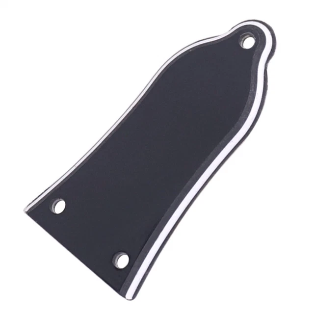 3 HOLES BLACK PVC Guitar Bell Truss Rod Cover for Electric Guitars ...
