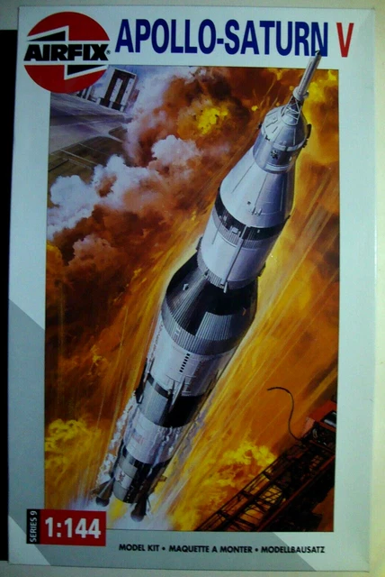 AIRFIX APOLLO SATURN V ROCKET 1:144 Model Kit Series 9 1994 UNSTARTED ...