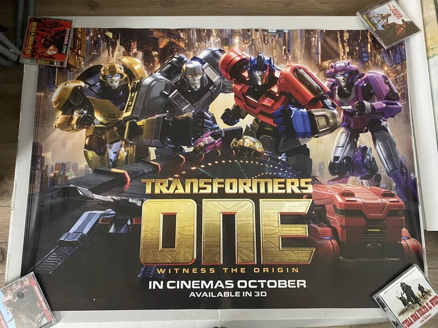 TRANSFORMERS ONE ORIGINAL UK Cinema Quad Poster 30x40 2024 £20.00 ...