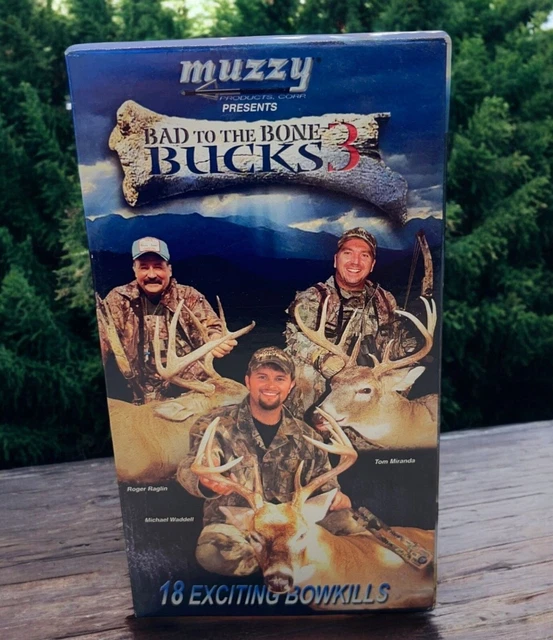 MUZZY BAD TO The Bone Bucks 3 VHS Video Bowhunting Whitetail Deer £8.02 ...