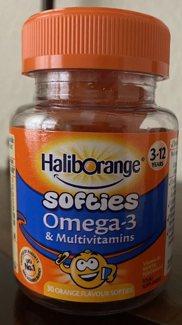 HALIBORANGE KIDS MULTIVITAMINS ( One box) Omega -3 & Multivitamins(two ...