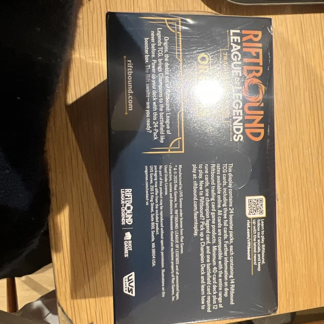 RIFTBOUND: LEAGUE OF Legends Tcg - Set 1 - Origins Booster Box (English ...