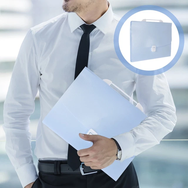 ACCORDION FOLDER FILE Organizer Document Plastic with Multiple Sections ...