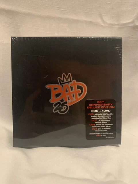 MICHAEL JACKSON - Bad - 25th Anniversary Box Set (3 CDs, 1 DVD) new ...