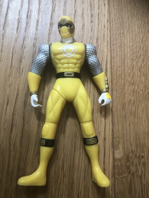 BANDAI POWER RANGERS Ninja Storm Yellow Wind Ninja Flash Action Figure ...