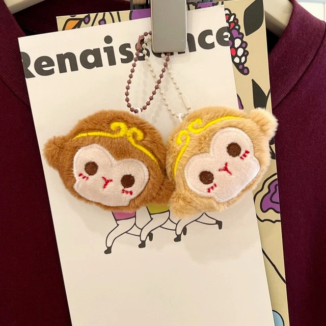 MONKEY KING PLUSH Keychain Capybara Sun WuKong Stuffed Doll Pendant Bag ...