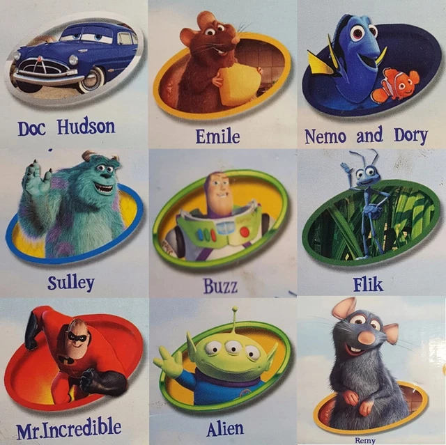 MISC - TOY Figures Disney Pixar Film Single Plastic Characters ...