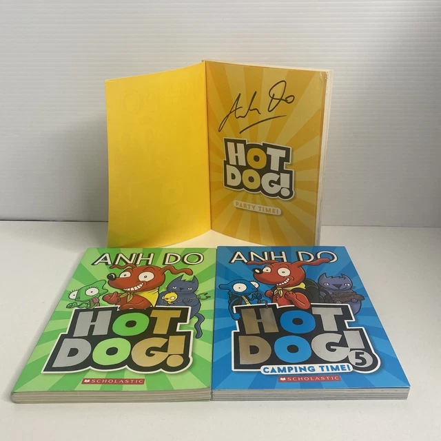 ANH DO HOT Dog Series 1, 2 & 5 Set of 3 Books #2 Signed Autographed ...