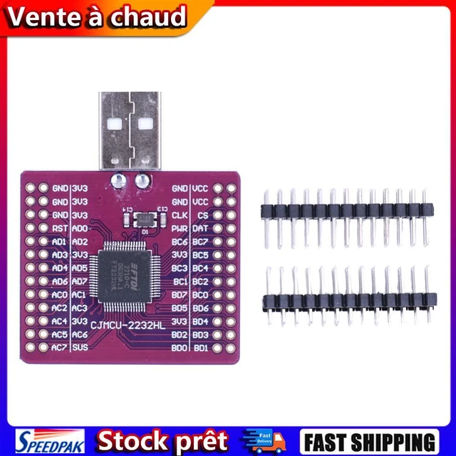 1 PC MCU-2232 FT2232HL USB TURN UART/FIFO/SPI/I2C/JTAG/RS232 Module ...