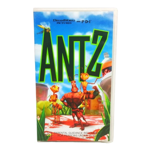 ANTZ VHS TAPE DreamWorks Family Movie Animated EUR 13,99 - PicClick FR