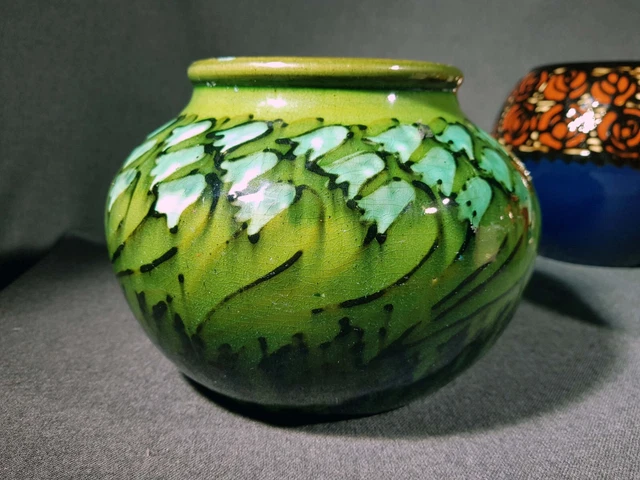 ART NOUVEAU / art deco - vase, Alfred Kusche for Karlsruhe majolica ...