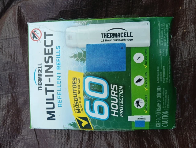THERMACELL MULTI-INSECT REPELLENT Refills 60 Hours Protection, 5 Fuels ...