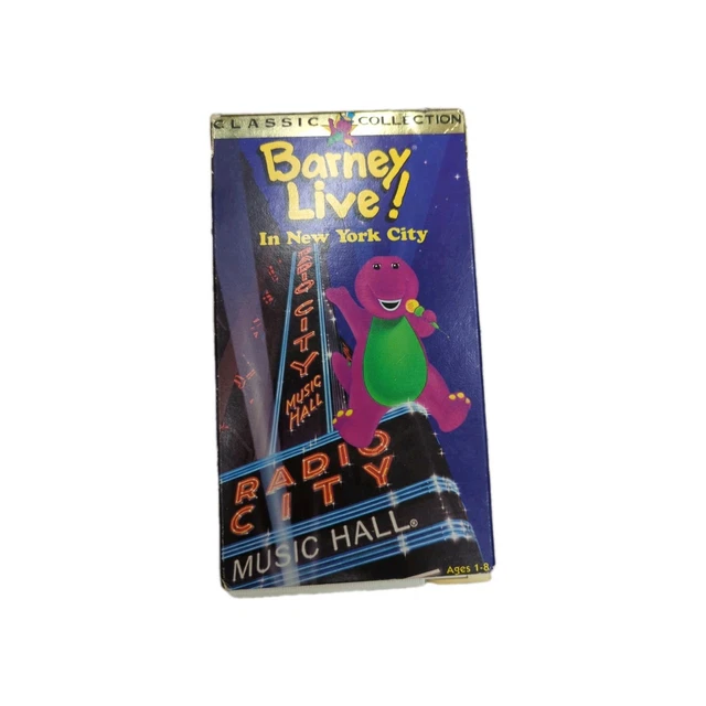 BARNEY - LIVE In New York City (VHS, 1994, Classic Collection) £11.72 ...