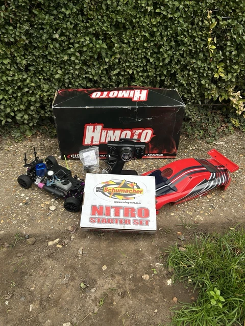 RTR HIMOTO 2 Speed 4wd Nitro Rc car 1/10 with original box £140.00 ...