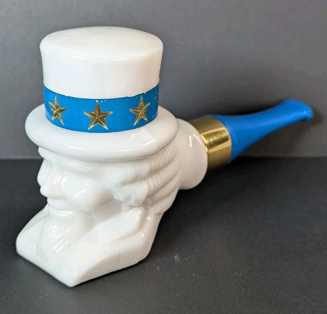 VINTAGE AVON UNCLE Sam Pipe Collectible Deep Woods After Shave 6 3/8"L ...
