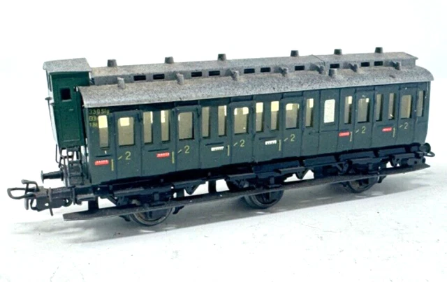 MÄRKLIN H0 330/2 Personenwagen Abteilwagen 2. Klasse - DB - HO H0 1:87 EUR 17,99 - PicClick DE