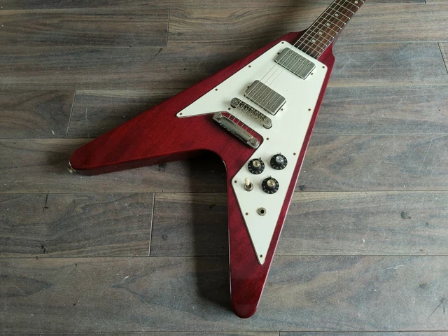 1978 ARIA PRO II Japan (Matsumoku) FV-550 Flying V (Cherry Red) w/Hard ...