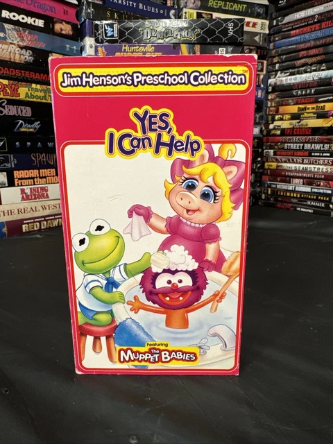 JIM HENSONS PRESCHOOL Collection Yes, I Can Help VHS Tape 1995 Animated ...