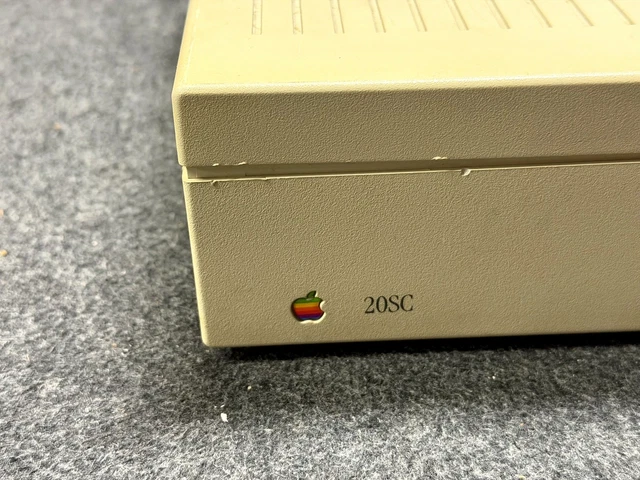 APPLE HARD DISK 20SC M2604 External SCSI Drive w/ 2GB Upgrade - Working ...