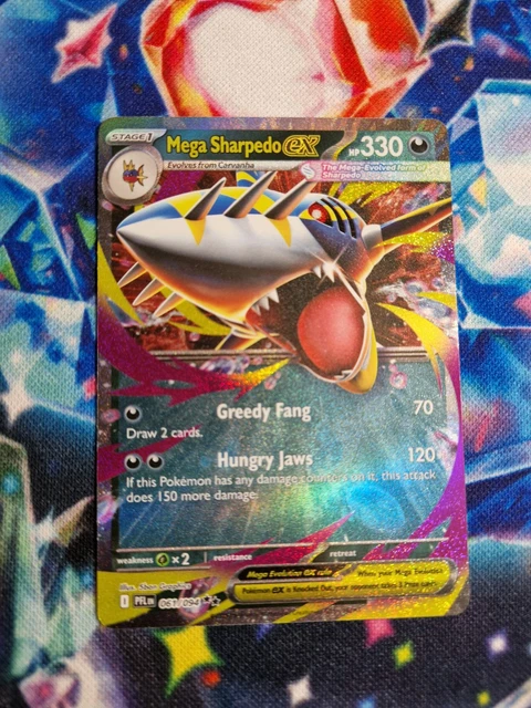 MEGA SHARPEDO EX Pokemon Phantasmal Flames 061/094 Mint £2.30 - PicClick UK