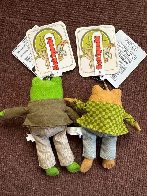 FROG AND TOAD Plush Set of 2 Stuffed Animal Small Sekiguchi New £60.79 ...