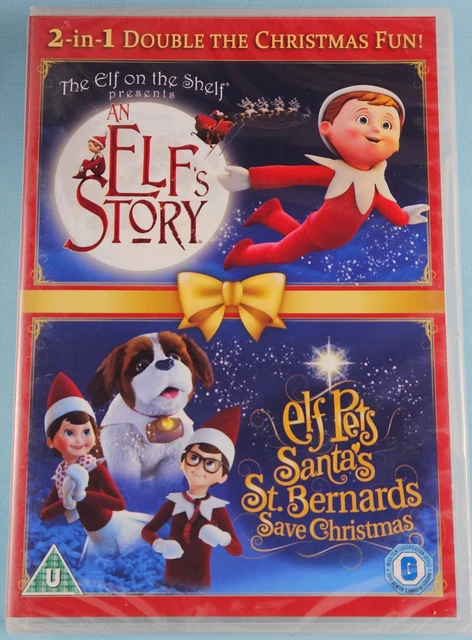 AN ELF'S STORY / Elf Pets Santa's St. Bernards Save Christmas DVD ...