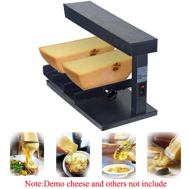 RACLETTE CHEESE MELTER Electric Half Wheel Dry Hot 750W Warming Table ...