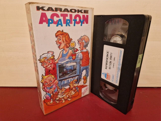 KARAOKE ACTION PARTY - 10 Tracks - VHS Video Tape (H62) £9.99 - PicClick UK