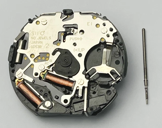 HATTORI VD53B COMPLETE Movement Quartz Montre Japan Calendrier A Pour ...