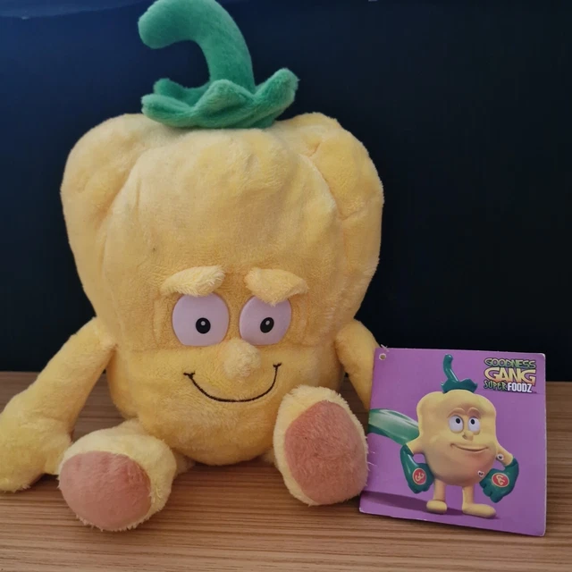 GOODNESS GANG YELLOW Pepper Soft Plush Toy Teddy TCC Co-op Fruit ...