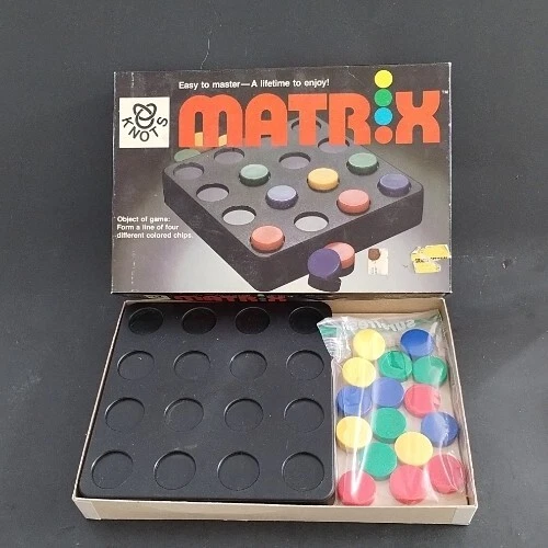 MATRIX BOARD GAME Strategy Knots Game Company 1979 COMPLETE Vintage $19 ...