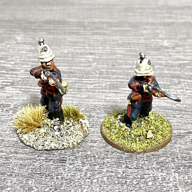 2X 28MM ROYAL Durban Rifles Figures Painted Metal Miniatures Zulu War ...
