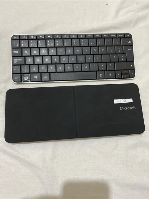 MICROSOFT BLUETOOTH WEDGE Mobile Keyboard - UK layout £24.99 - PicClick UK