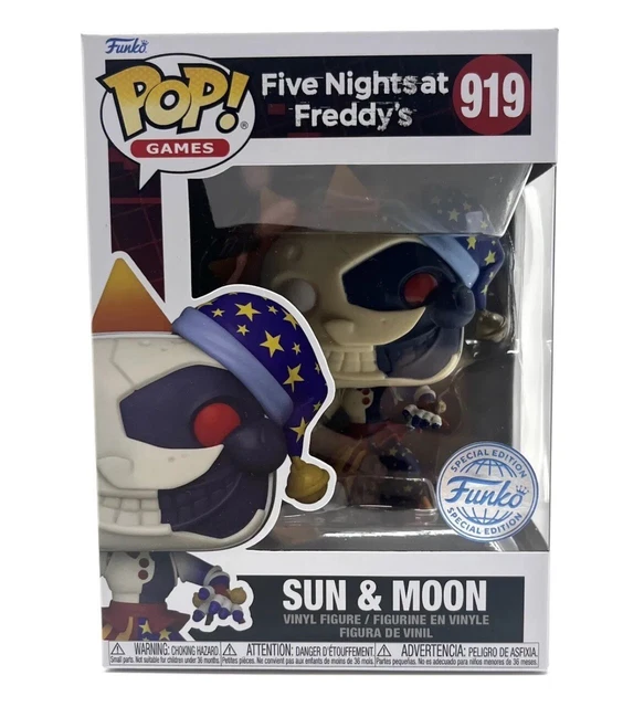 FUNKO POP! FIVE Nights at Freddy’s FNAF Sun & Moon #919 SE Sticker W ...