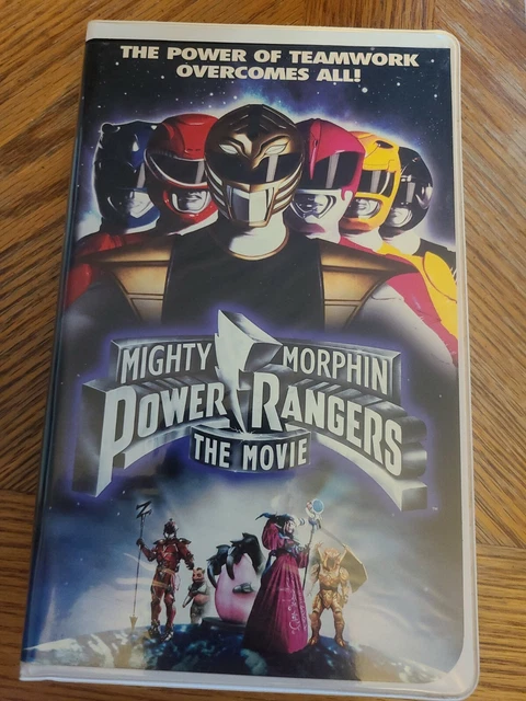 VINTAGE VHS TAPE Clamshell Mighty Morphin Power Rangers The Movie £7.72 ...