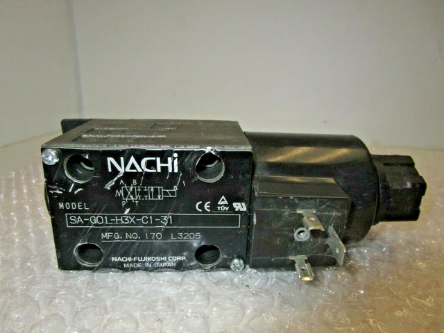 NACHI SA-G01-H3X-C1-31 SOLENOID Operated Control Hydraulic Valve £68.23 ...
